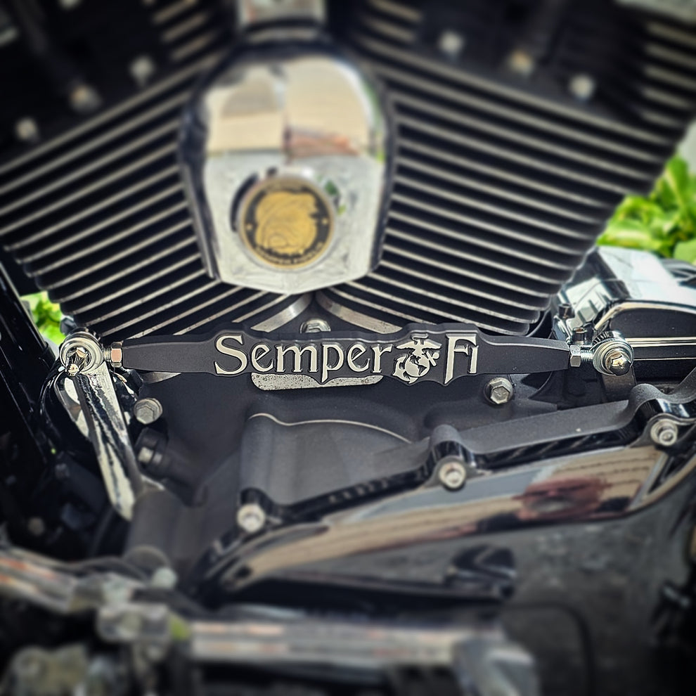 USMC Semper Fi CNC Machined Harley Shift Linkage – BOSSfab