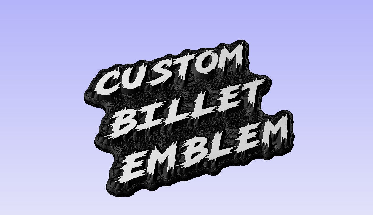 Custom CNC Machined Billet Aluminum Emblem – BOSSfab